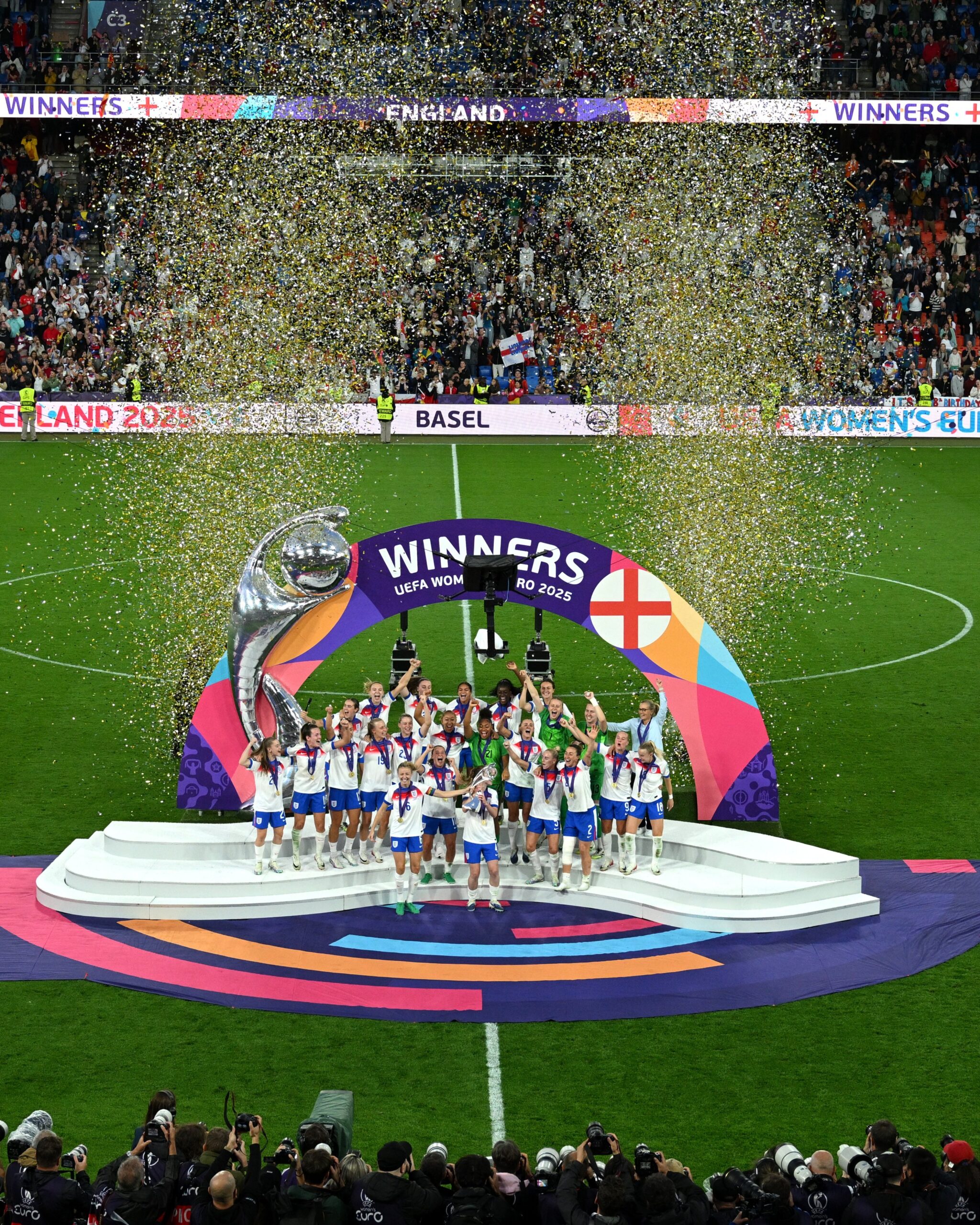 England Defeats Spain, Wins UEFA Women's EURO 2025 Trophy - Pan ...