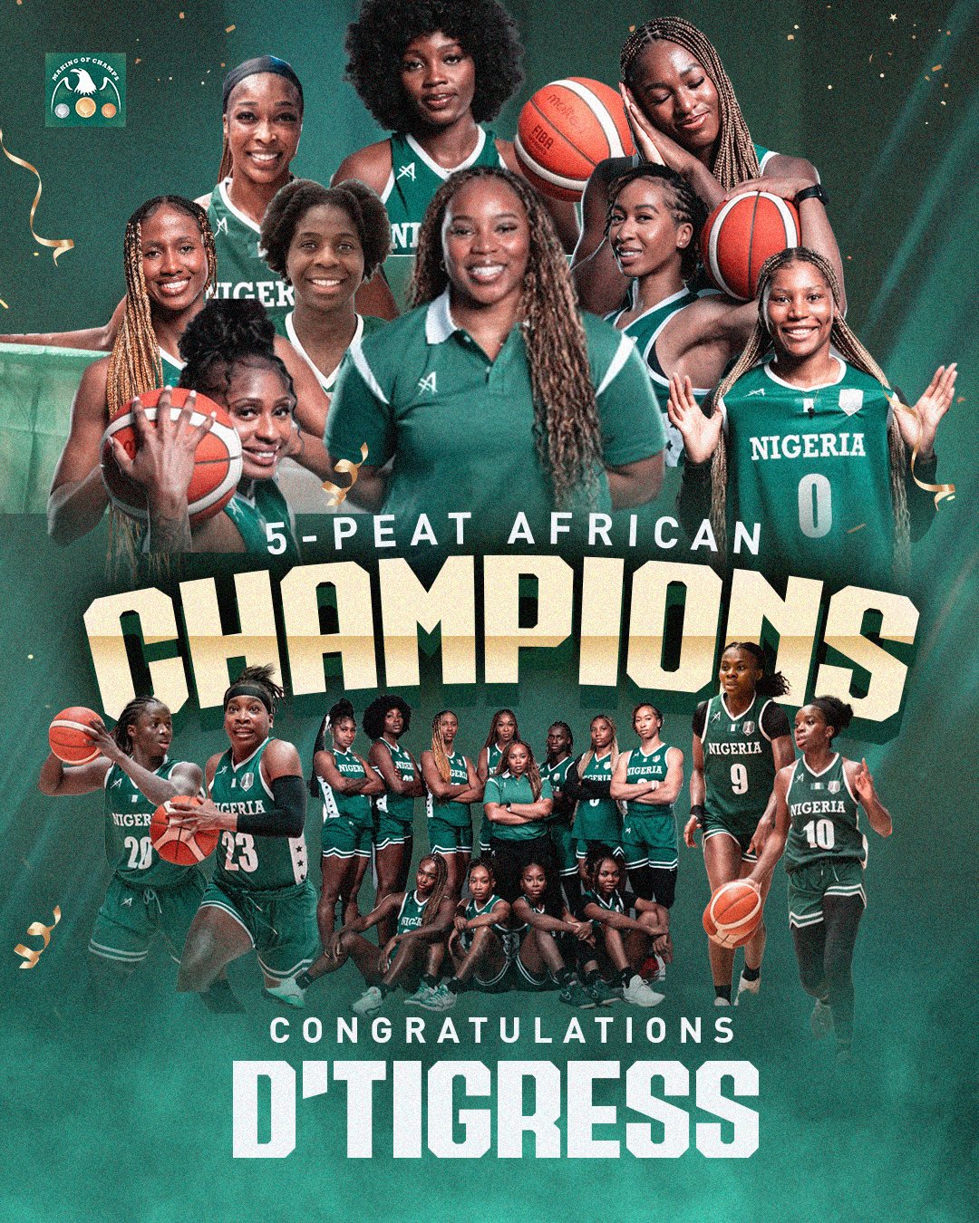 Nigeria’s D’Tigress Clinch 2025 Women’s Afrobasket Trophy - Pan ...